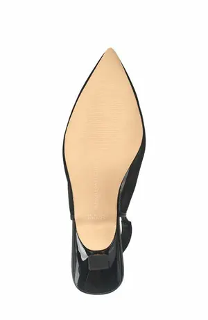 French Connection Elea Mesh And Stone Slingback Kitten Heel