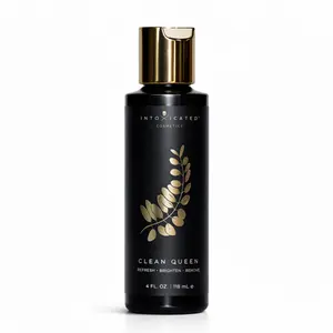 INTOXICATED COSMETICS Clean Queen Glycolic Cleanser | 4oz/118mle | Anti-inflammatory | Peptides | Burdock Root | Ph Balancing - None