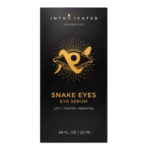 INTOXICATED COSMETICS Snake Eyes | Eye Serum | 0.68 Fl.oz/20ml Lifting Formula For Daily Moisture And Eye Contour