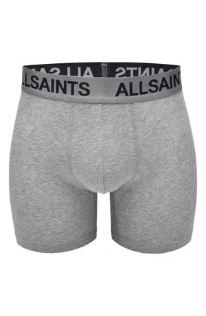 ALLSAINTS 3-pack 5-inch Contour Pouch Boxer Briefs - Grey Multi