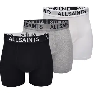 ALLSAINTS 3-pack 5-inch Contour Pouch Boxer Briefs - Grey Multi