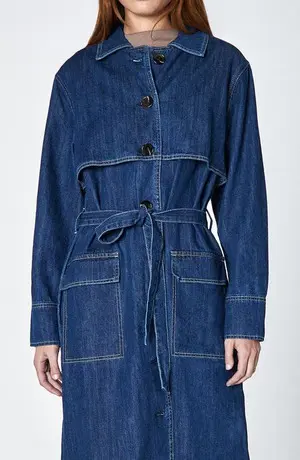 UNPUBLISHED Suki Denim Trench Coat