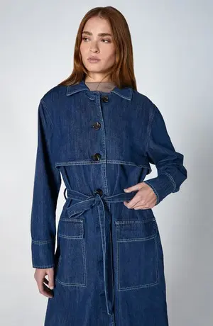 UNPUBLISHED Suki Denim Trench Coat
