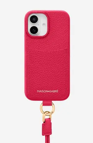 MAISON DE SABRE Sling Phone Case - Shibuya Fuchsia