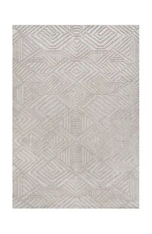 JONATHAN Y Jordan High-low Pile Art Deco Geometric Indoor/outdoor Area Rug - Beige