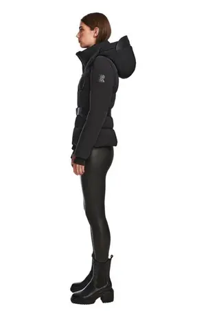 Rudsak Adeline Short Matte Down Puffer - Black