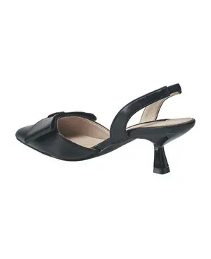 French Connection Slingback Flared Heel - Black