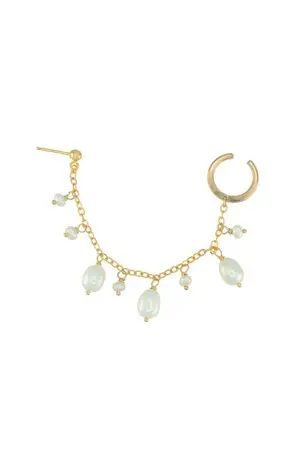 ALBISIA Ariel Ear Cuff - 14k Gold Filled/ Pearl
