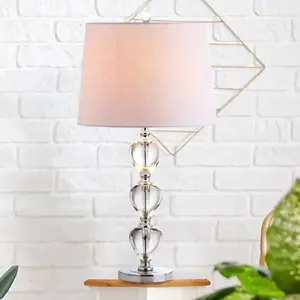 JONATHAN Y Cole Crystal Led Table Lamp - Clear
