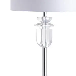 JONATHAN Y Aria Crystal/metal Led Floor Lamp