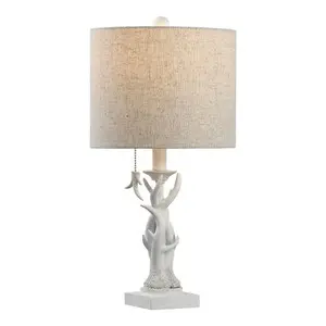 JONATHAN Y Gaston Resin Mini Led Table Lamp - Antique White