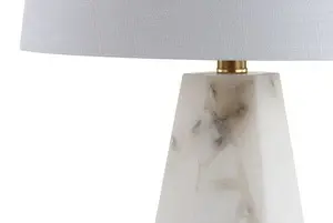 JONATHAN Y Xio Alabaster Led Table Lamp - White