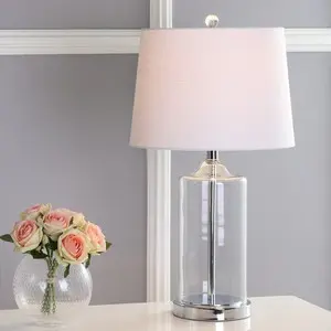 JONATHAN Y Walsh Glass Led Table Lamp