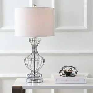 JONATHAN Y Honore Metal Wire Frame Led Table Lamp