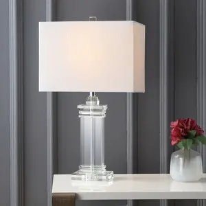 JONATHAN Y Ophelia Crystal Led Table Lamp - Clear