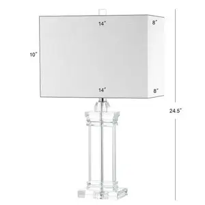 JONATHAN Y Ophelia Crystal Led Table Lamp