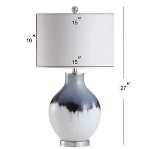 JONATHAN Y Mia Glass/metal Led Table Lamp