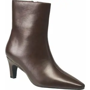 French Connection Alex Kitten Heel Ankle Boot - Chocolate
