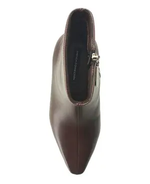 French Connection Alex Kitten Heel Ankle Boot - Chocolate