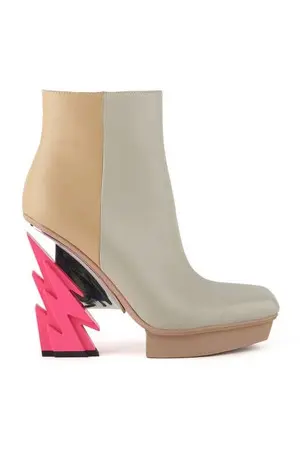 United Nude Glam Square Boot - Chalk