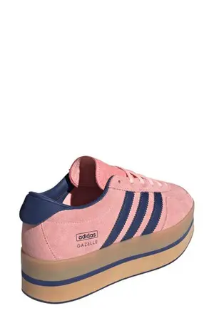 Adidas Gazelle Stack Platform Sneaker - Pink/victory Blue/gum