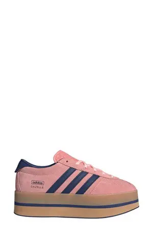 Adidas Gazelle Stack Platform Sneaker - Pink/victory Blue/gum