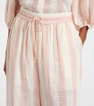 Zimmermann Acacia Striped Wide-leg Pants
