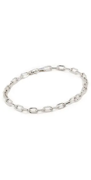 Adina Reyter Italian Chain Link Bracelet - Silver