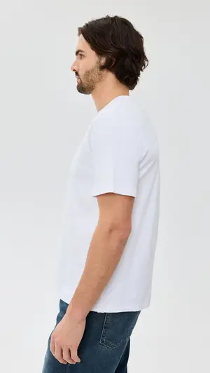 Rag & Bone Pima Interlock Tee - White