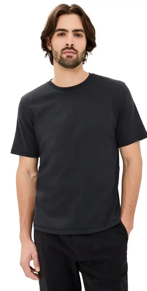 Rag & Bone Pima Interlock Tee - Black
