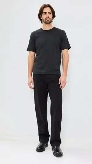 Rag & Bone Pima Interlock Tee - Black
