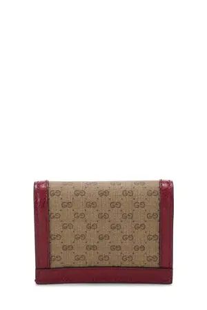Gucci Doraemon X Coated Compact Wallet - Brown