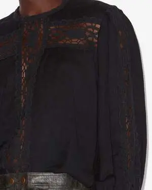 MARANT ETOILE Valmira Blouse - Black
