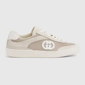 Gucci S G75 Sneaker Suede - Neutral