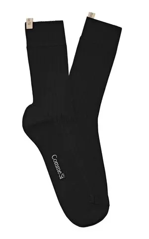 Comme Si The Yves Cotton Sock - Black