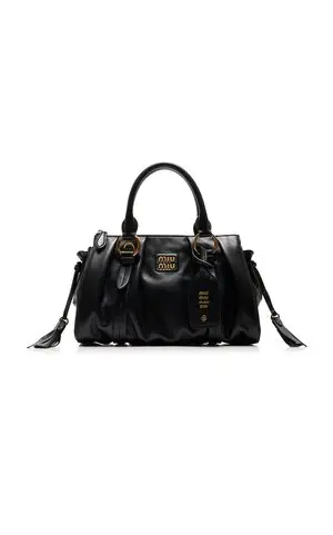 Miu Miu 2006 Leather Bag - Black | Editorialist