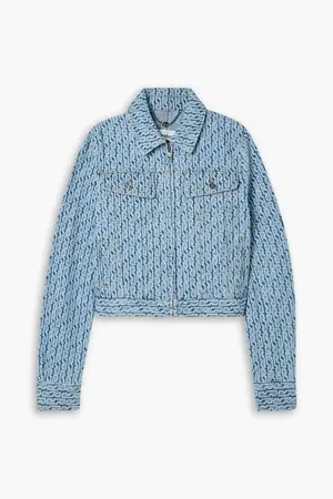 Rabanne Denim Jacquard Jacket