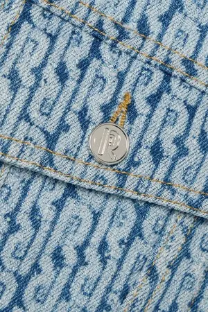 Rabanne Denim Jacquard Jacket