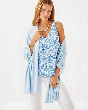 Lilly Pulitzer® Lanelle Wrap Heathered Bluette