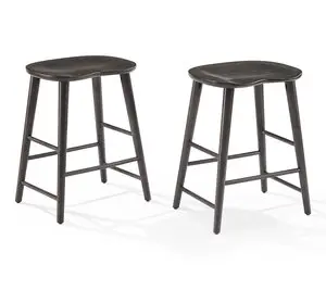 CROSLEY Maddox 2-piece Counter Height Bar Stool Set - One-color