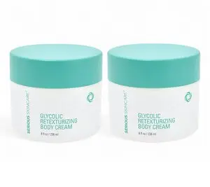 SERIOUS SKINCARE Glycolic Retexturing Body Crea 8oz Twin Pack - One-color