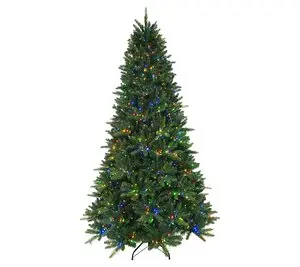 FRASER HILL FARM 6.5-ft. York Pine Artificial Christmas Tree W - One-color