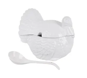TEMP-TATIONS As Is Thanks & Giving 3.5qtturkey Soup Tureen - One-color