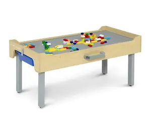 DELTA CHILDREN Play N Store Building Bricks Pla Table - One-color