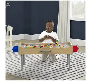 DELTA CHILDREN Play N Store Building Bricks Pla Table