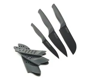 BERGHOFF Dina Vector Nonstick Stainless Steel 6pc Knife Set