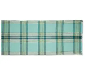 DESIGN IMPORTS Trellis Plaid Table Runner