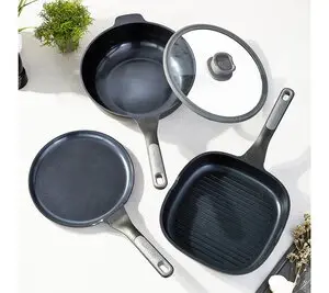 BERGHOFF Stone+ 4pc Nonstick Ceramic Cookware S Et