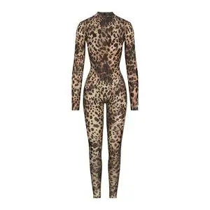 Women's Sheer Mock Neck Bodysuits