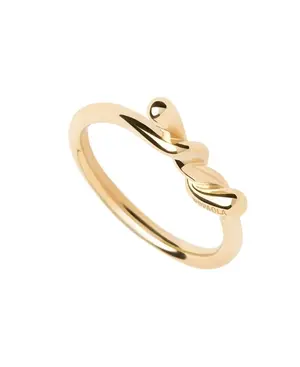 PDPAOLA Twist Ring - Gold